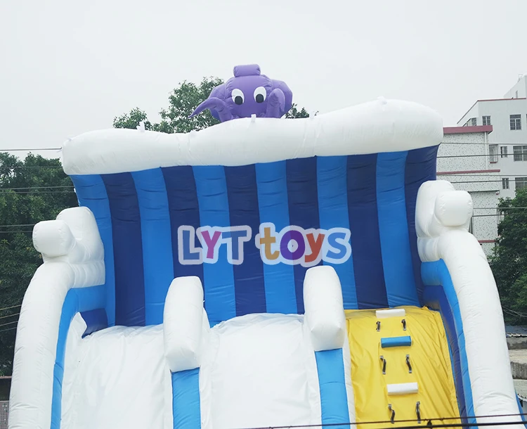 Big Children Octopus Sport Giant Inflatable Water Slide