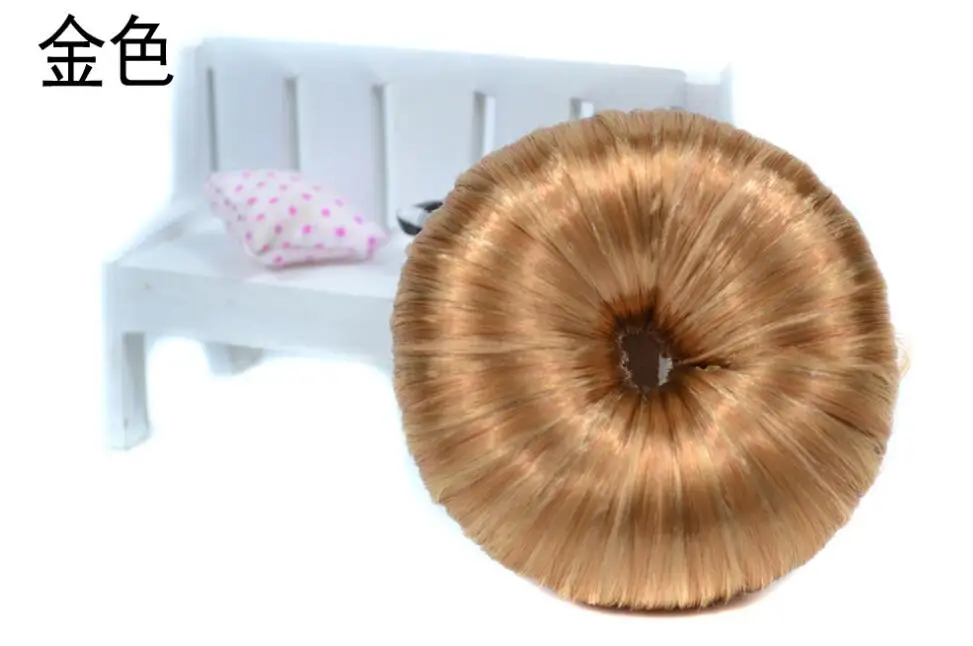 Girl Donut Hair Bun Piece,Perfect Small Nylon Doughnut Hair Ring Bun ...