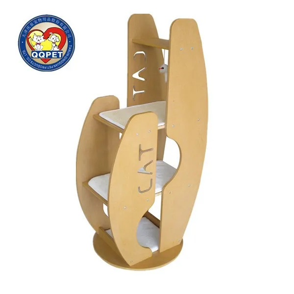 Aimigou Cute Small Mdf Cat House With Cat Toy Mouse - Buy Cat House,Mdf ...