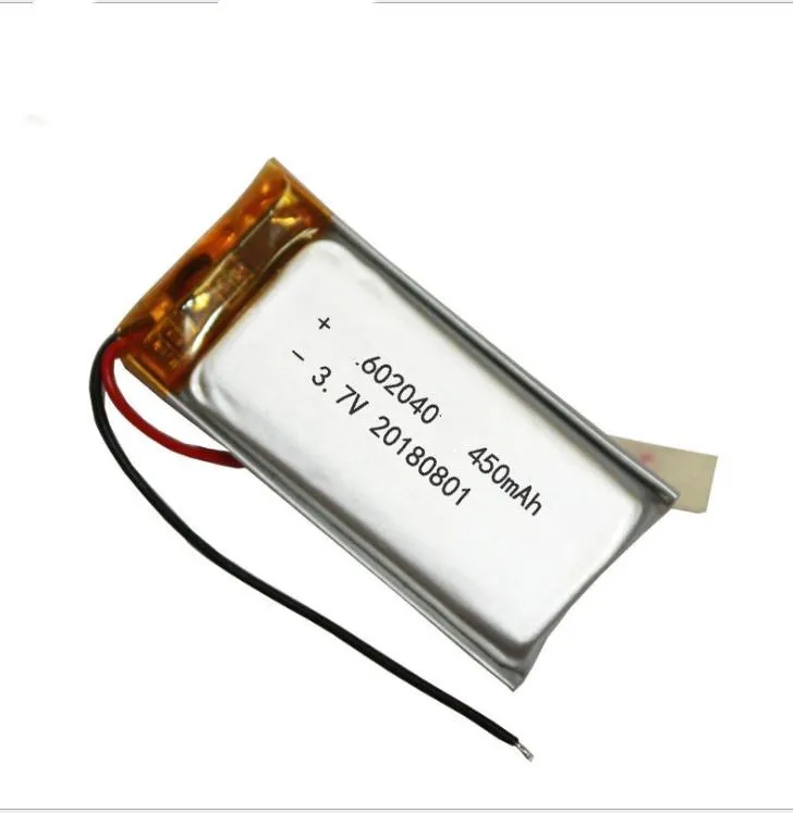 600mah 602040 3.7v Flat Square Smallest Graphene Lithium Polymer Ion ...