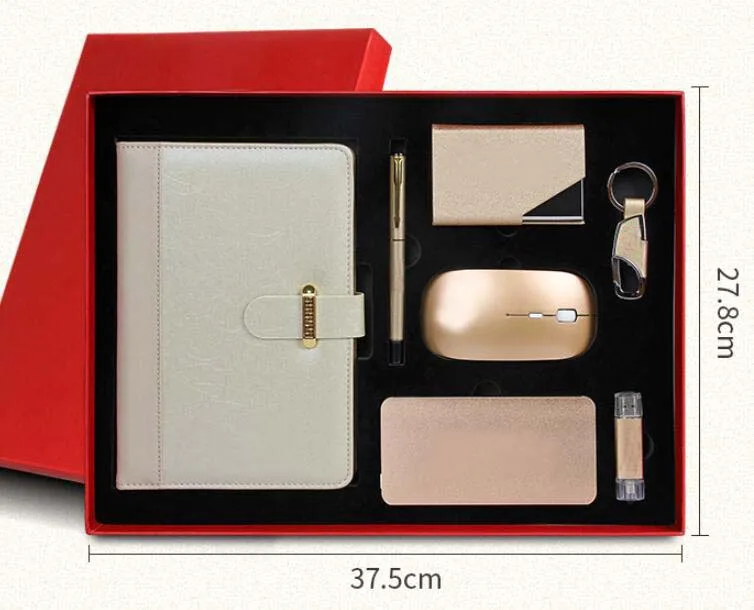 Custom Luxury Business Gift Set with Power Bank | Personalized ...