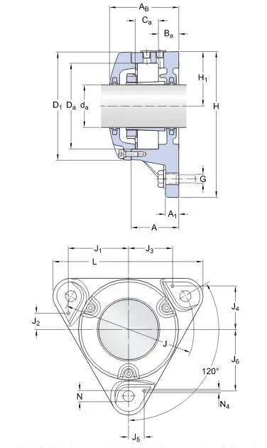 FNL518A法兰轴承座FNL系列，用于FNL 518 A| Alibaba.com