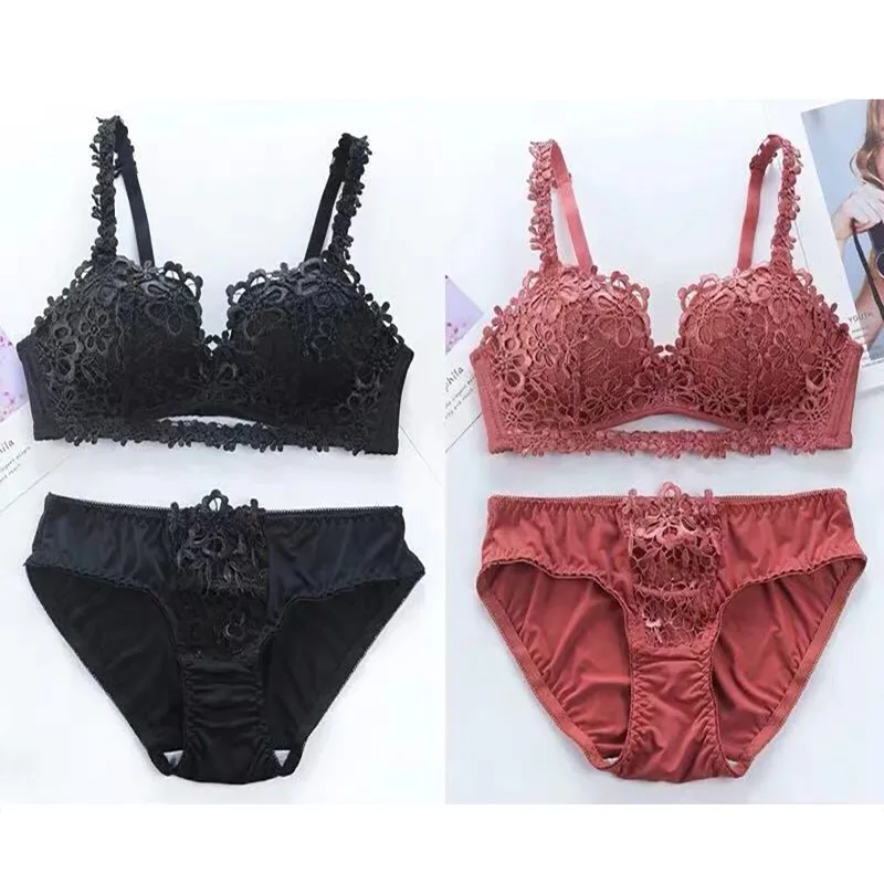 Lace Underwear Set Sexy Bra Set Sexy Fancy Bra Panty Set Transparent ...