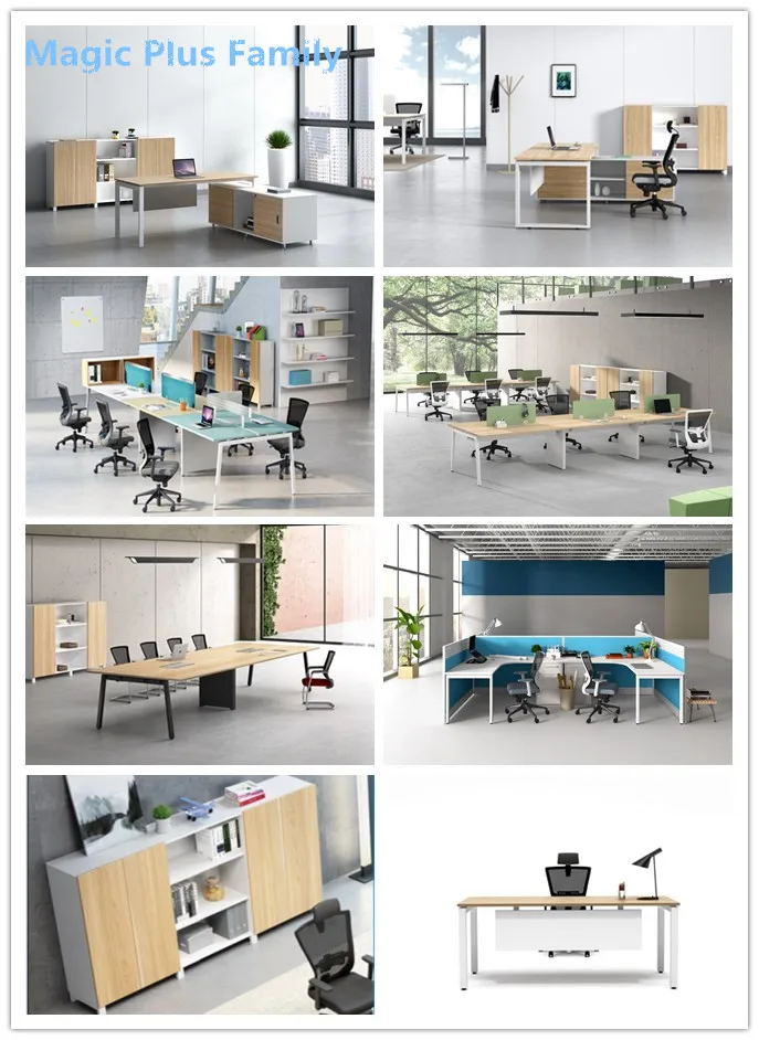 Blue Color Modern Call Center Open Space Modular Office Workstation For ...