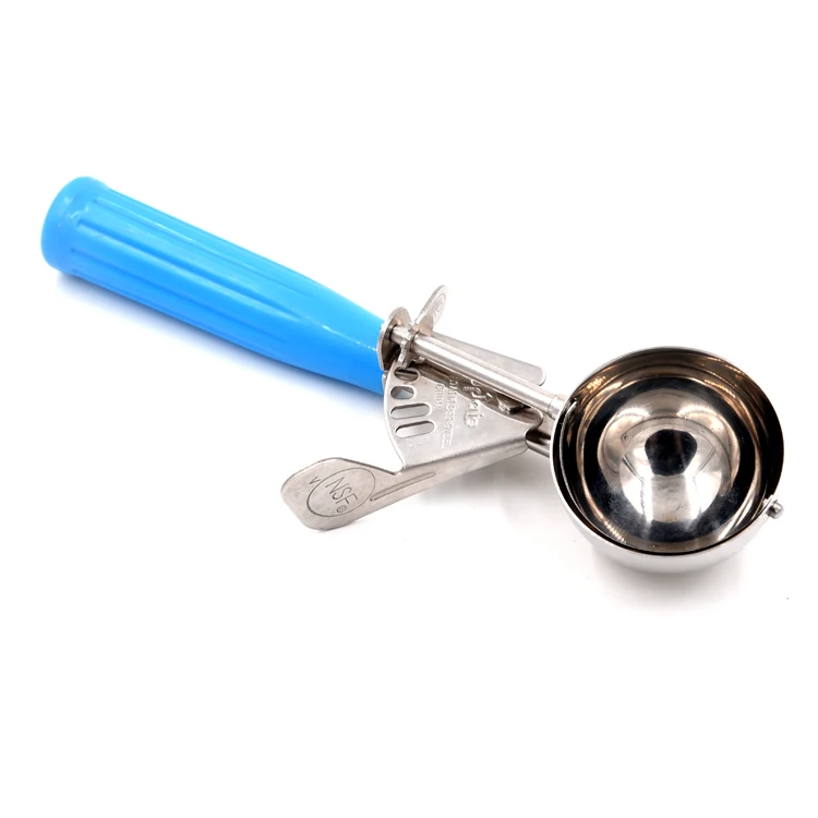 Colorful Plastic Handle Round Shape Ice Cream Scooper,Ice Cream Scoop ...