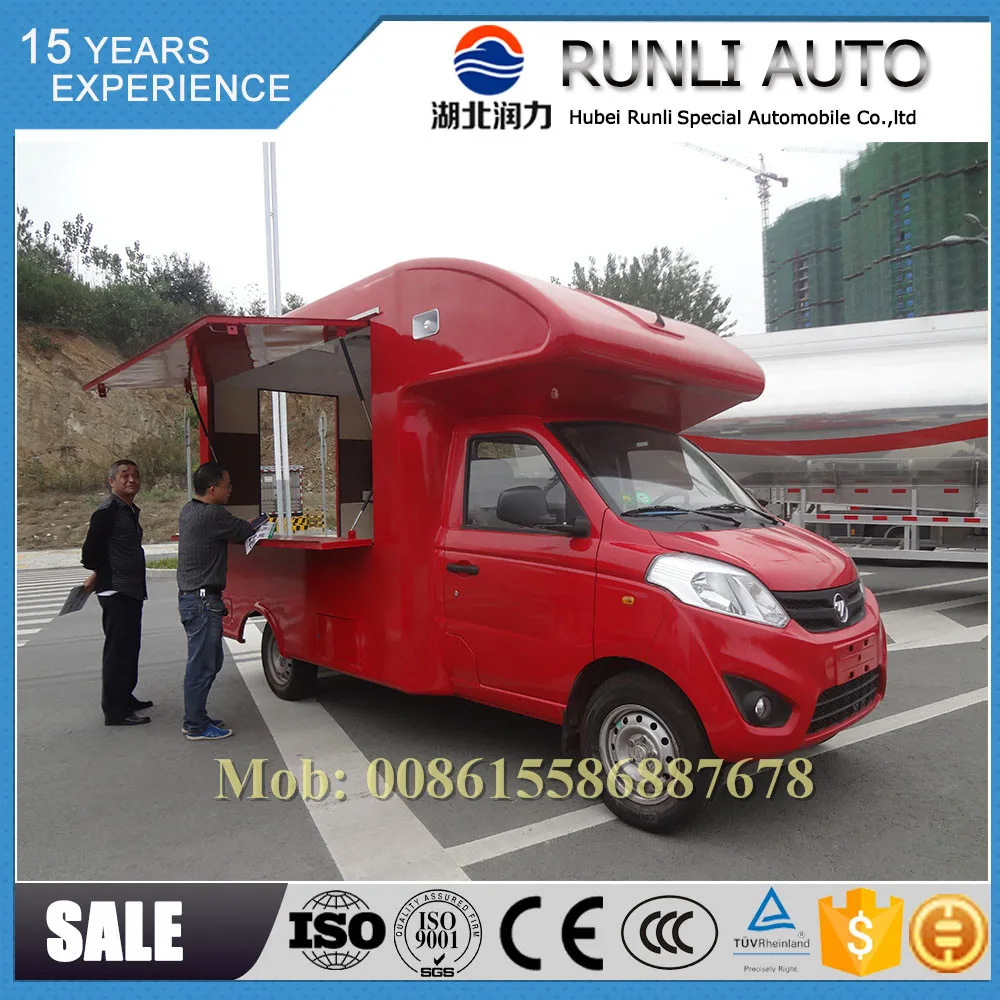 FOTON 4x2 Gasoline Fast Food Van - Small Food Truck