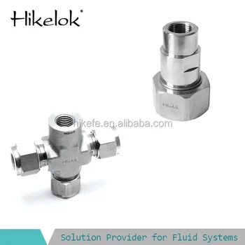 Ss316 Swagelok Compression Fitting Port Connector High Pressure Tube ...