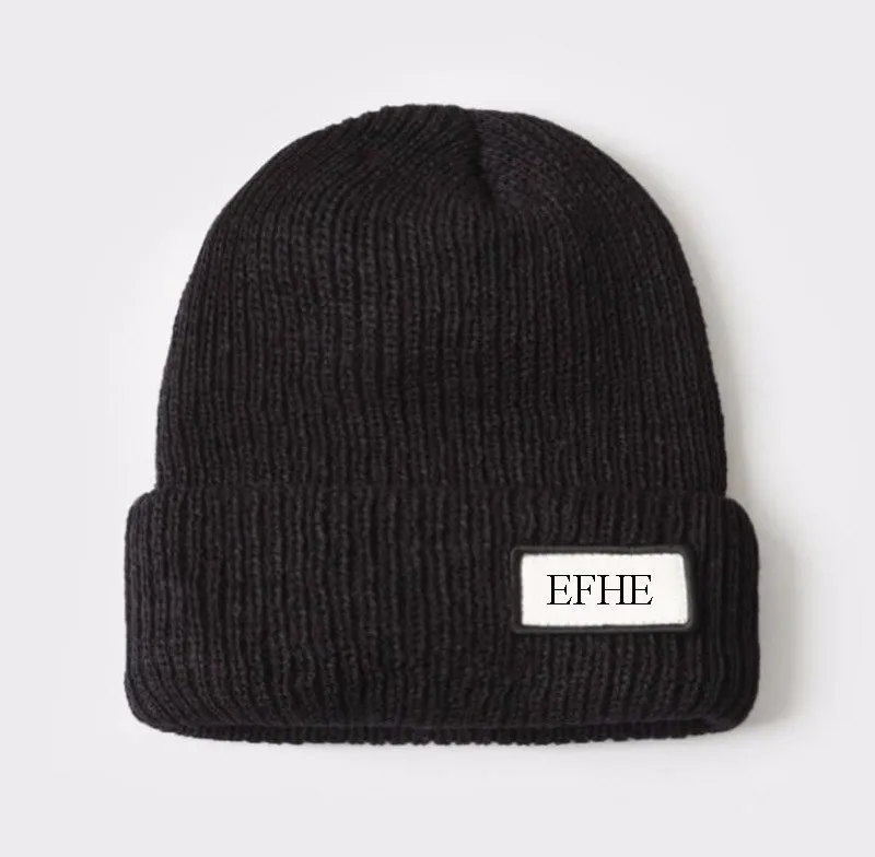 Wholesale Black Toque Custom Knitted Woven Label Toque - Buy Toque ...