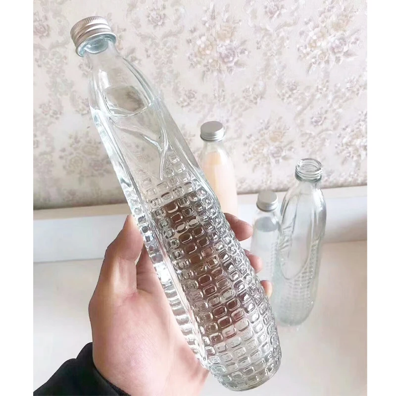 Corn Ear Shaped Glass Bottles for Juices - Beixuan A9329