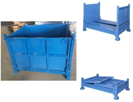 Collapsible Foldable Steel Box With Load 1500kg - Buy Collapsible Steel ...