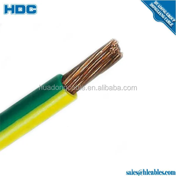 Insulated Pvc Cable 1.5mm 2.5mm 4mm Earth Cable Pvc F-gv Cable - Buy ...
