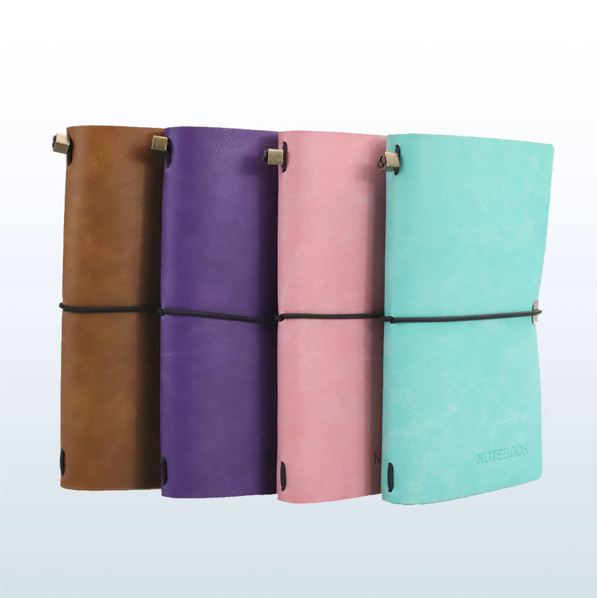 Brand Logo Fabric Bare Spine Naked Bound Notebook - Buy Brand Logo,Bare ...