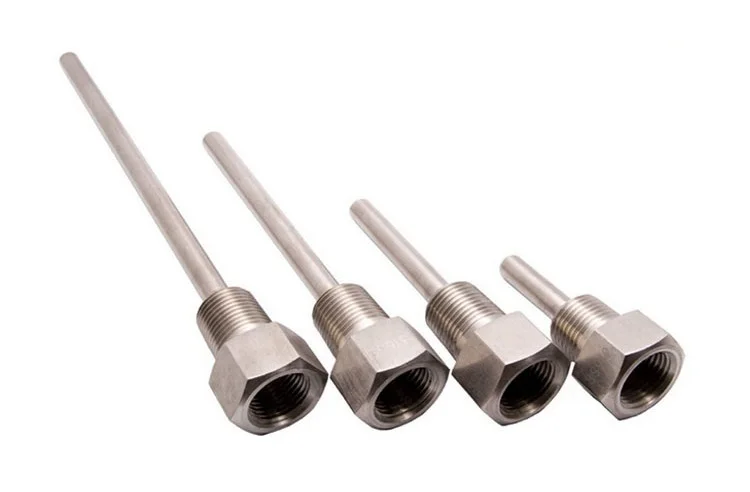 Industrial Temperature Sensor Protection Tube 1/2" Npt Thermowell With ...