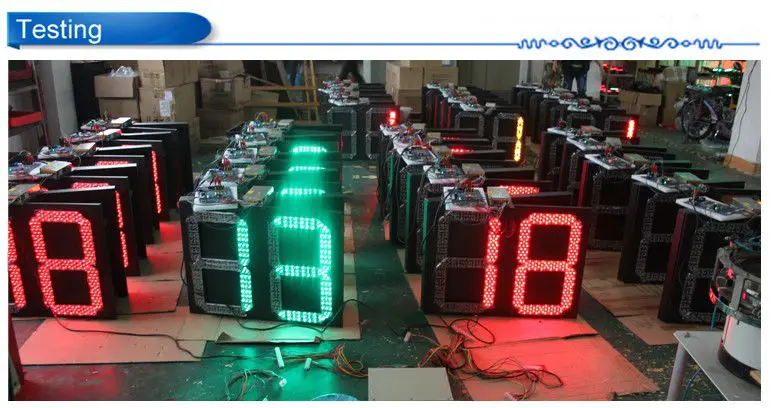 Large Digital Traffic Light Countdown Timer by NOBLE