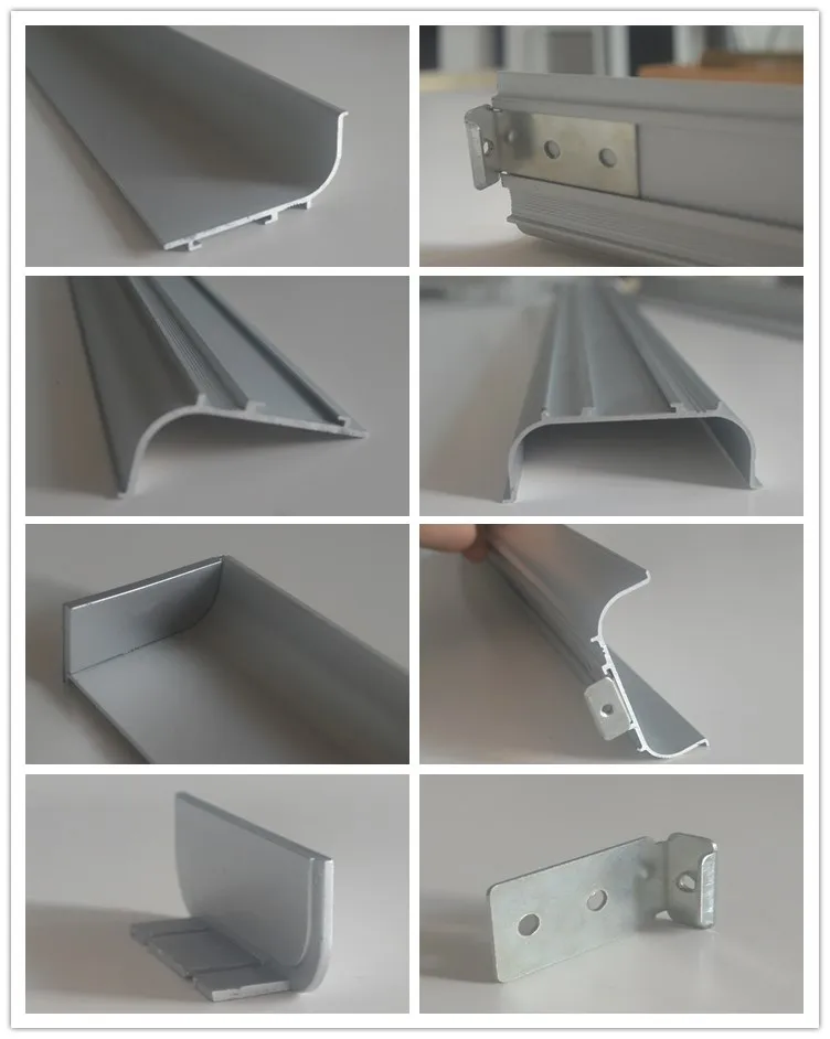 Horizontal Aluminum Channel Handle Profile for Kitchen Cabinet