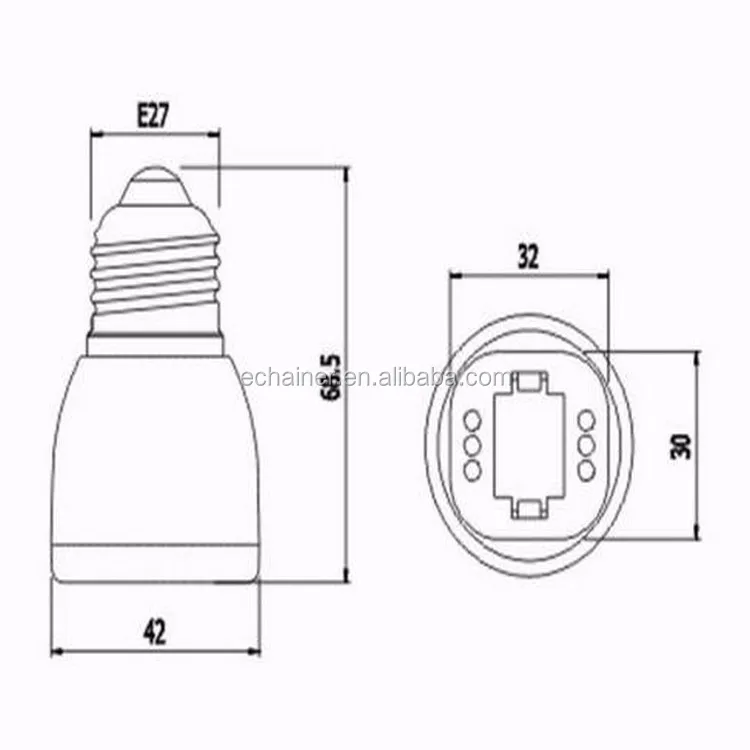 E27 To G24 Lamp Base Socket Bulb Holder Adapter E27 To G23 Led Bulb ...