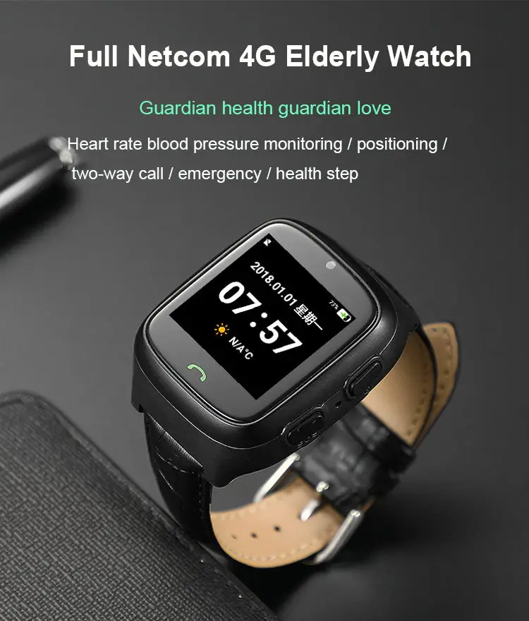 2019 New Health Care 4g Watch With Gps Sos Smartwatch For Elderly - Buy ...