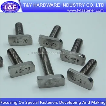Aluminum Profiles Accessories T-shape Bolt - Buy T-shaped Bolt,Ss ...