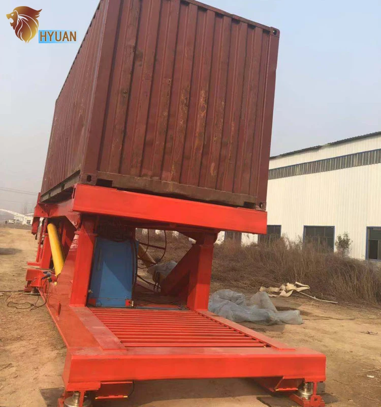 20ft 40ft 90 Degree Hydraulic Container Tilter Use For Loading And Unloading Container - Buy ...