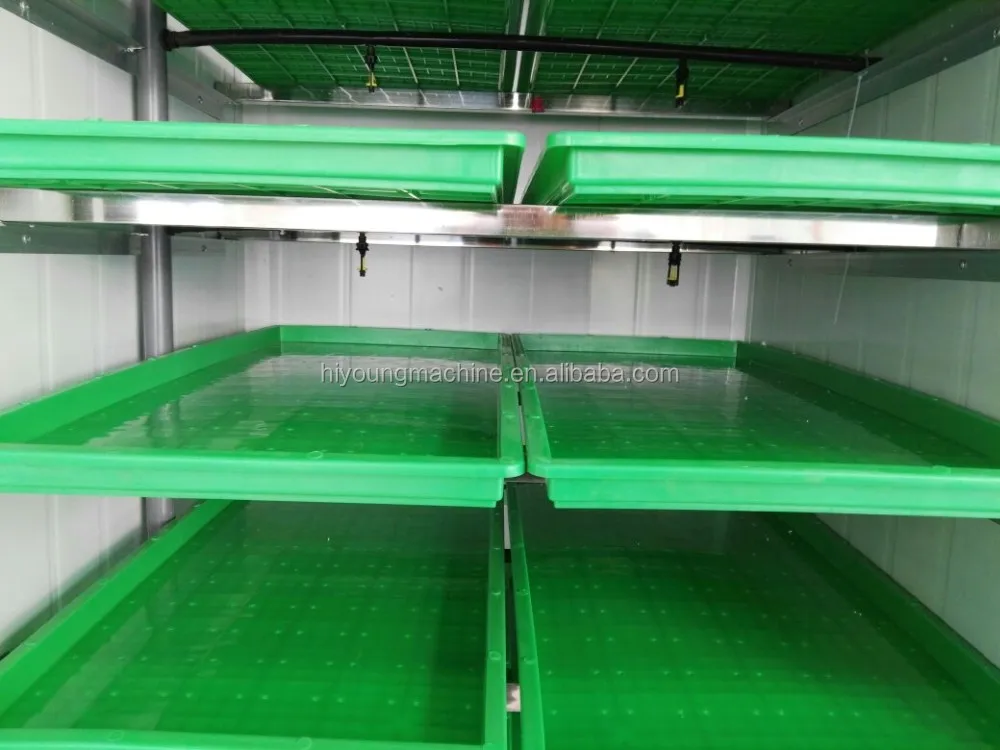 Full Automatic Barley Grass Growing Machine/seeding Planting Machine ...