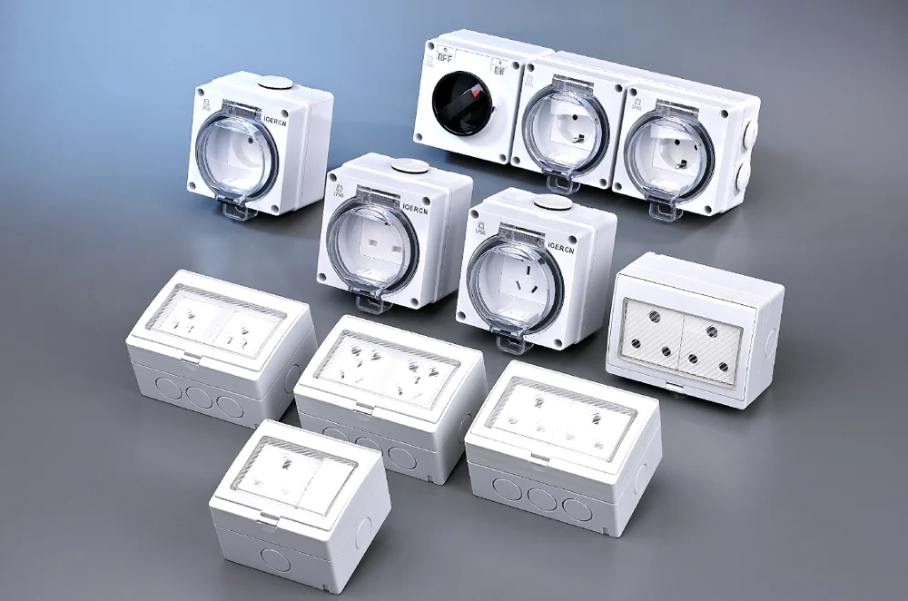 South Africa Ip55 Weatherproof Wall Socket And Switch For Outdoor Rated ...
