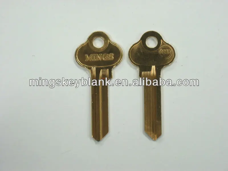 Top quality LW5 brass painted blank keys customized key blank designs ...