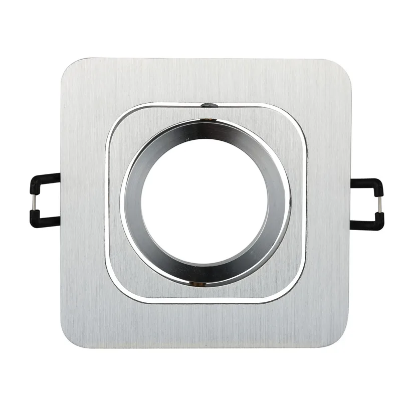 Aluminum Square Retrofit LED Downlight Housing Parts GU10