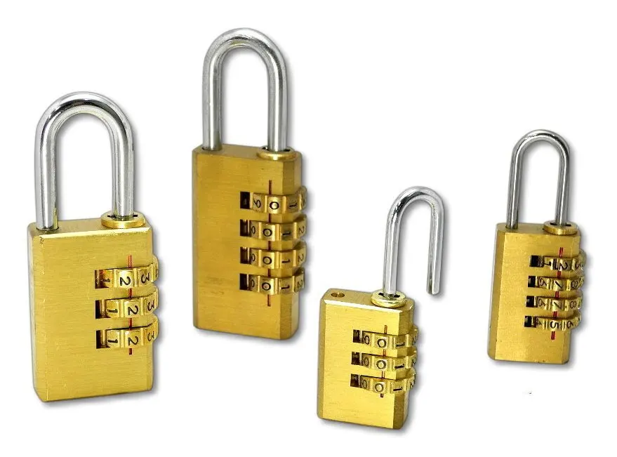 Solid Brass Combination Number Pad Lock - Buy Number Pad Lock ...