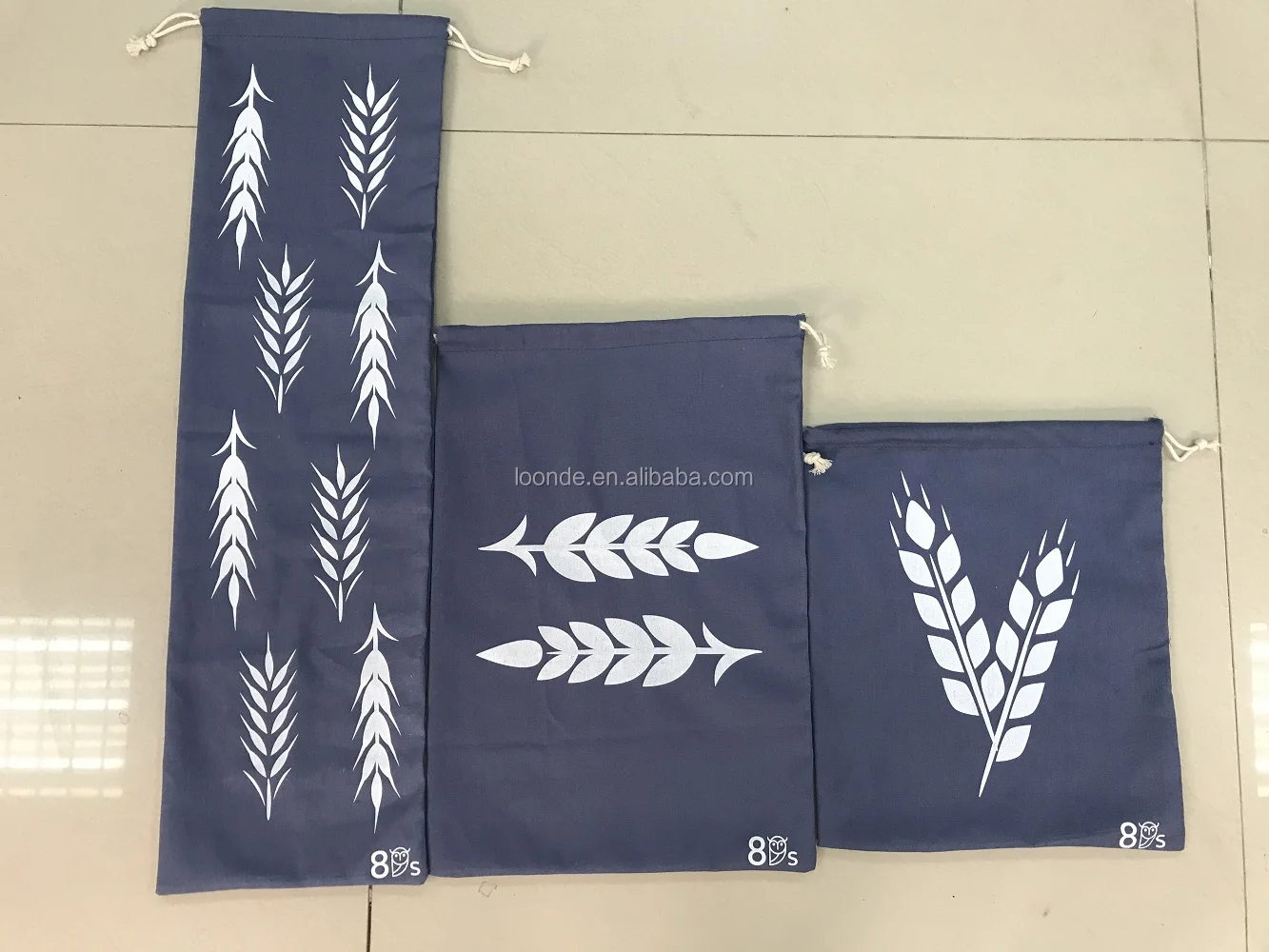 Natural Linen Bread Bags 2-pack 11 X 15" Ideal For Homemade Bread ...