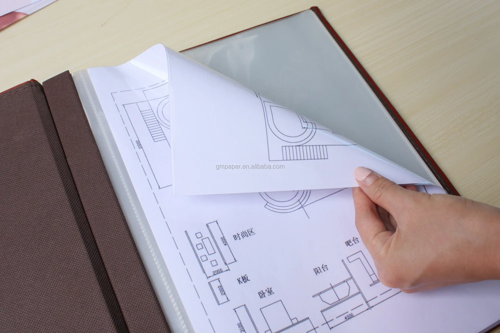 A4 Size Photo Album Pp Pocket 20/30/40/50/60 Sheets Picture Scrapbook Album A4 File Folder Slip ...