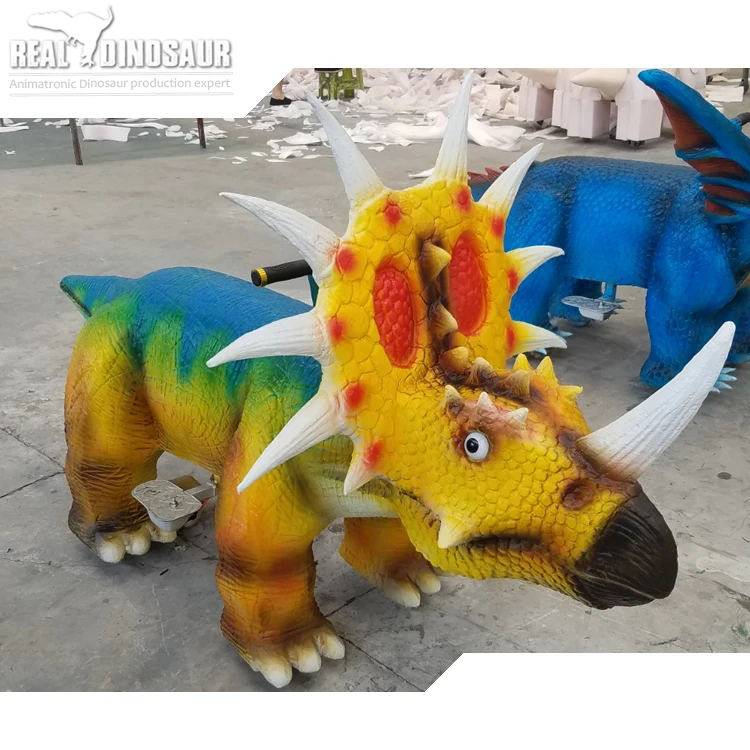 Amusement Park Shopping Mall Dinosaur Riding Car For Kids - Buy Coin ...
