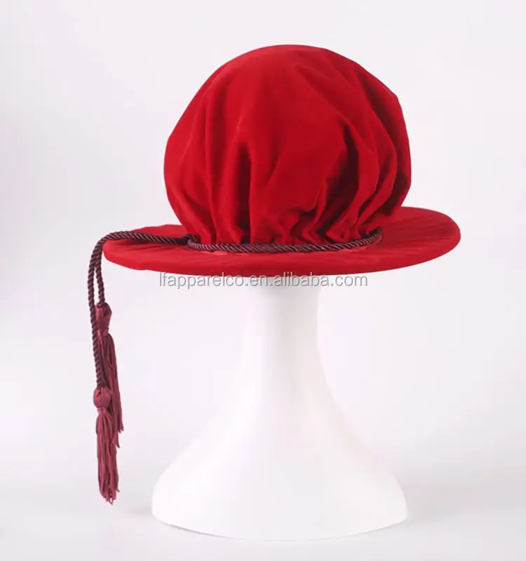 Doctoral Tudor Bonnets In Black Velvet - Buy Tudor Bonnet,Doctoral ...