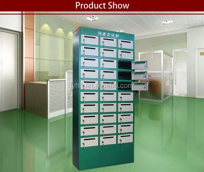 Metal Cluster Nest Postal Service System Cabinets Express And Logistics ...