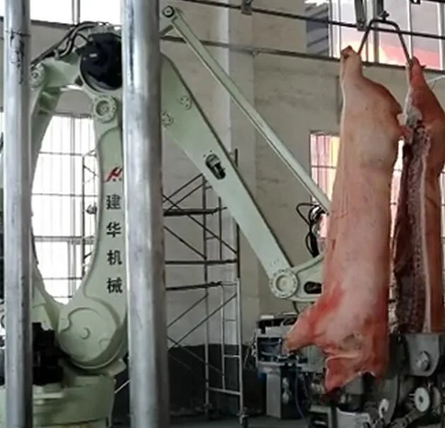 Pig Slaughter Equipment - Automatic Robot Carcass Splitting Saw