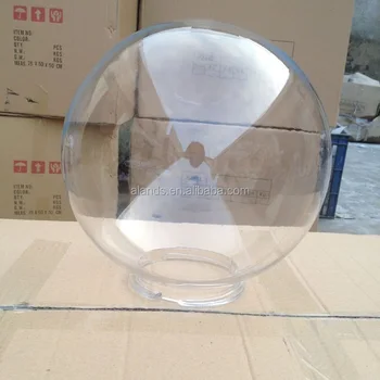 Acrylic Plastic Outdoor Light Cover Acrylic Sphere For Lampshade Clear ...