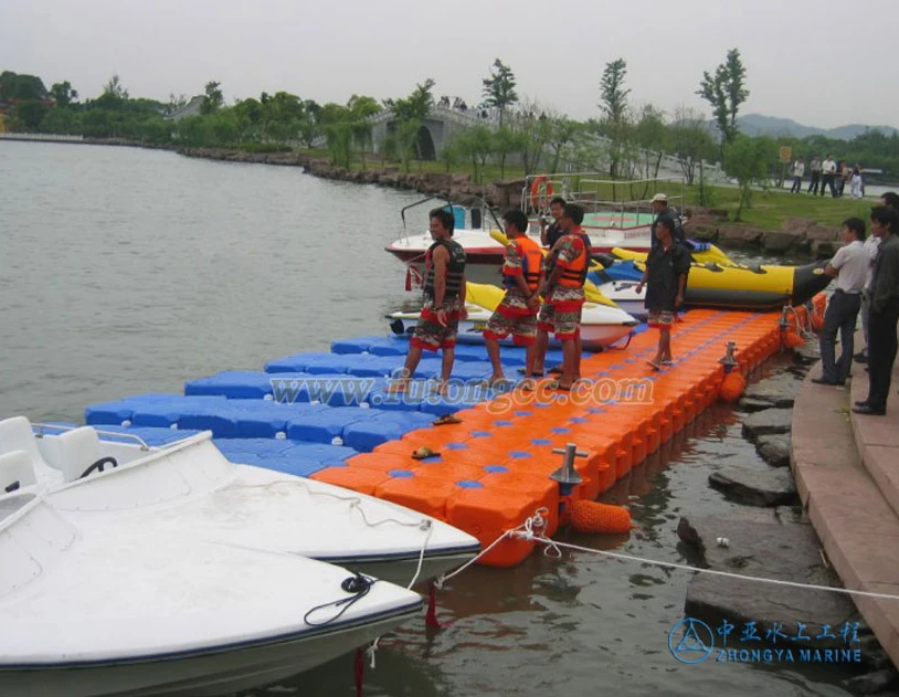 Plastic Floating Pontoon Jet Ski Dock Modular Pontoon Floats - Buy ...