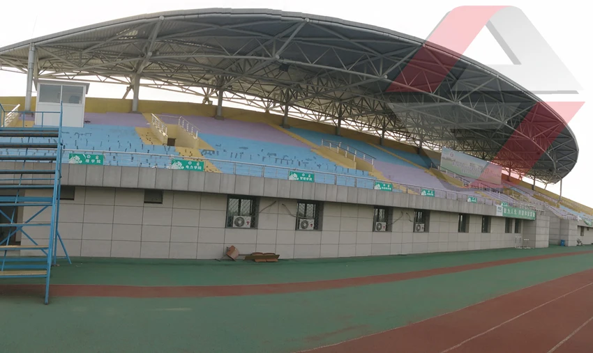 Steel Stadium Bleacher Canopy Arch Truss Roof - Durable & Customizable