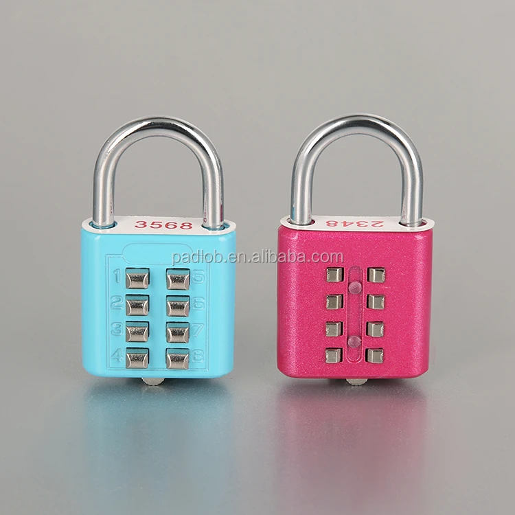 H303 Easy To Carry Push Button 8 Number Combination Lock For Outdoor ...