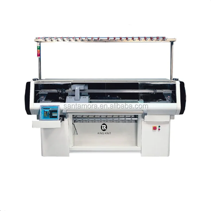 Home Computerized Needle Selector Jacquard Flat Knitting Machine