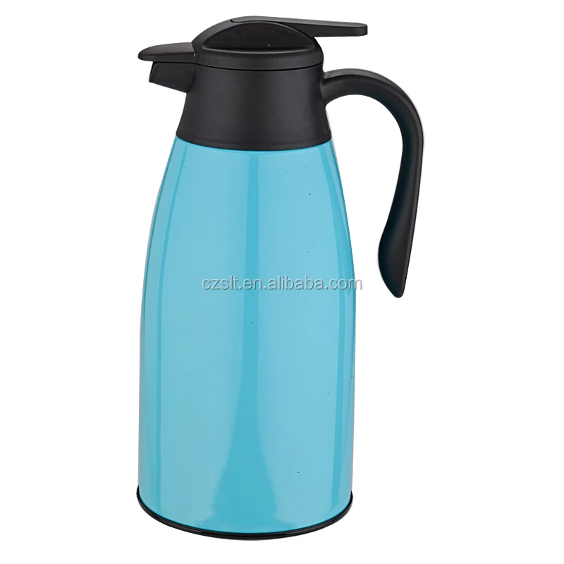 2l Stainless Steel Flask Bottle Tea Coffee Pot Thermos With Handle ...