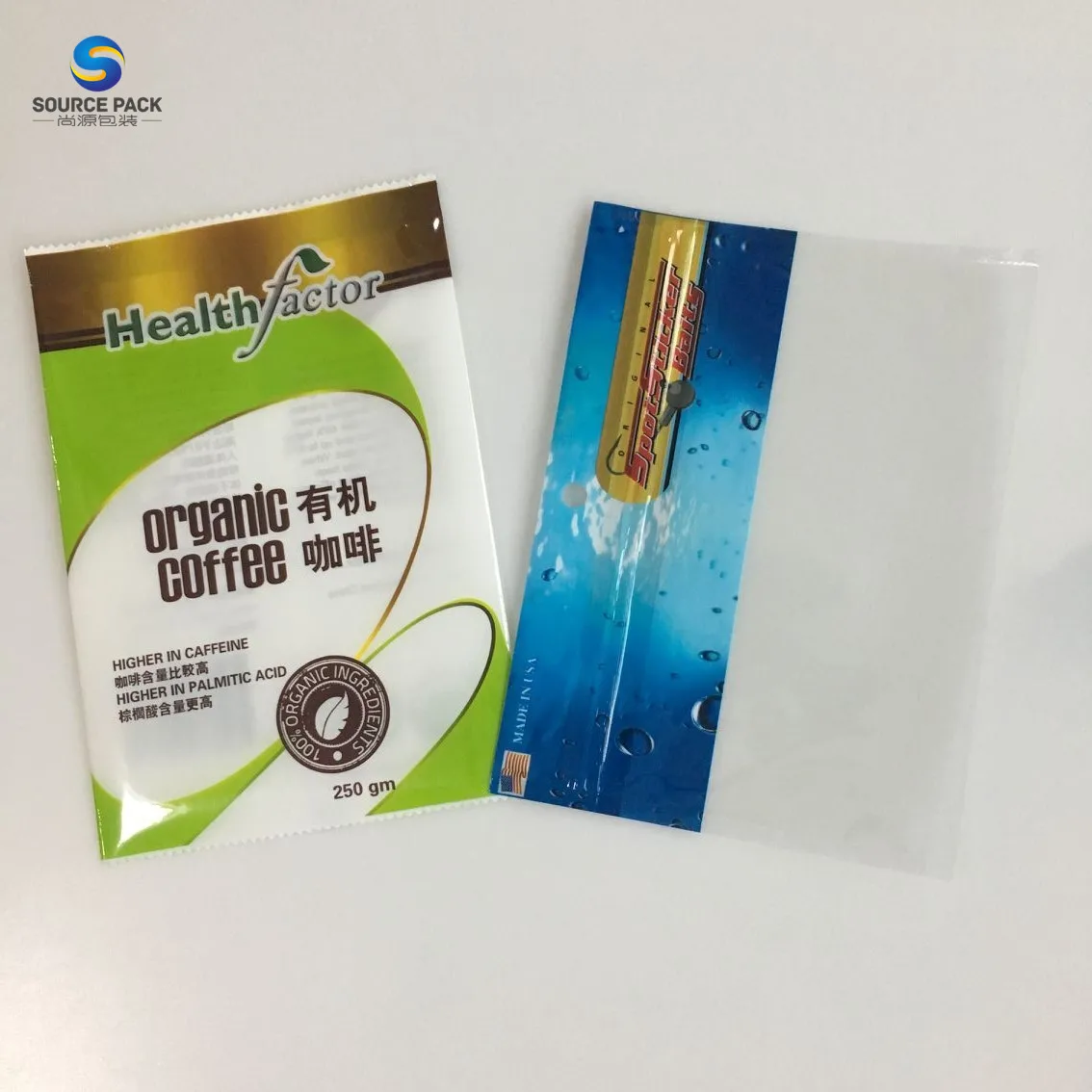 Customized Plastic Three Side Sealed Sachet For Powder Packaging ...