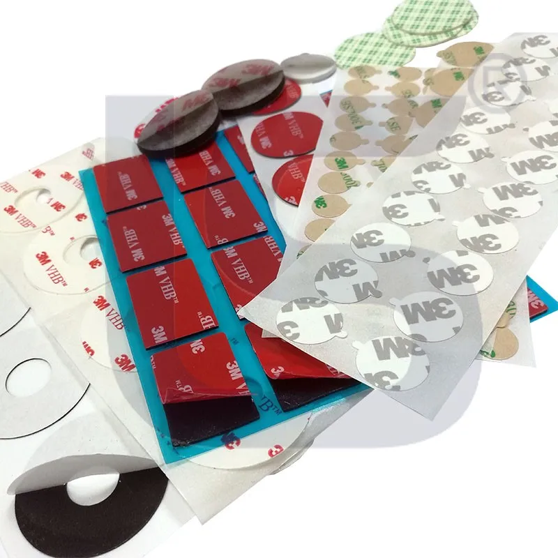 Die Cut Double Sided Permanent Adhesive Tape Sticky Pad/strip/circles ...
