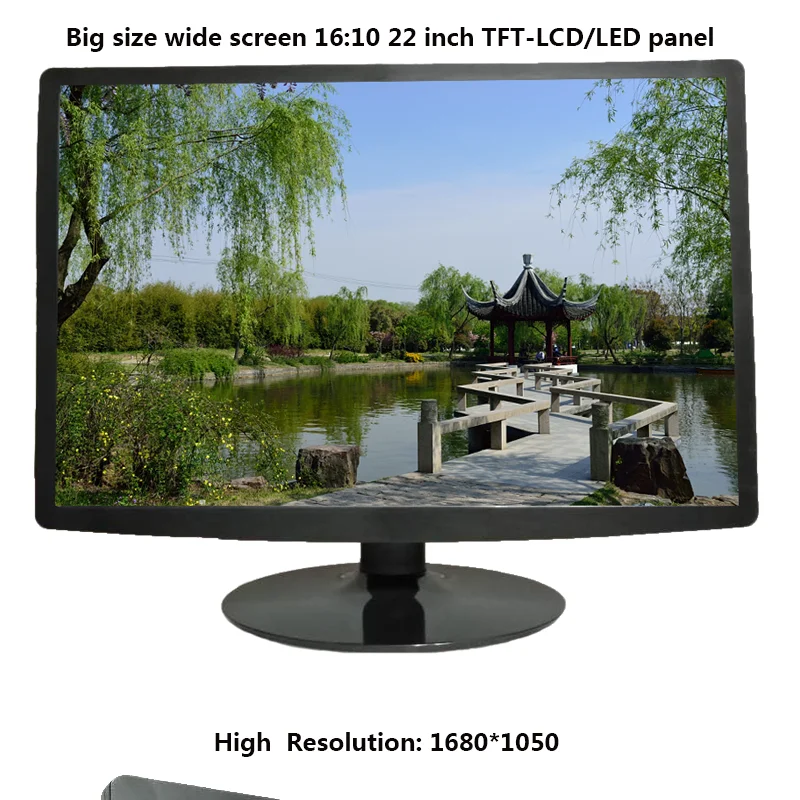 22 Inch Elegant Gaming Monitor Full Hd 1080p Led Lcd Monitor With Av ...