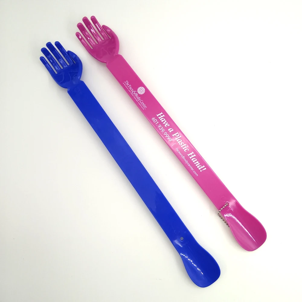 Plastic Long Handheld Hand Back Scratcher With Shoe Horn - Buy Back ...