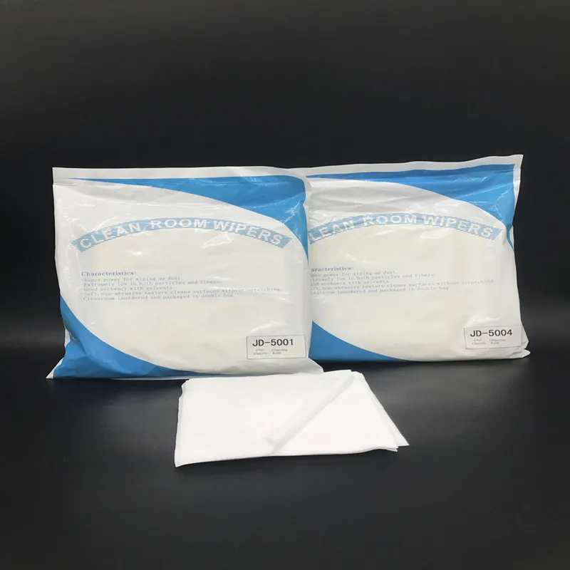 Ultrasonic Sealed Class 100 Microfiber Cleanroom Wiper Cleaning Tissue ...