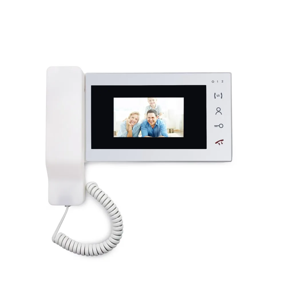 New Wired Video Door Phone 4.3 Inch Handset Door Phone Intercom System ...