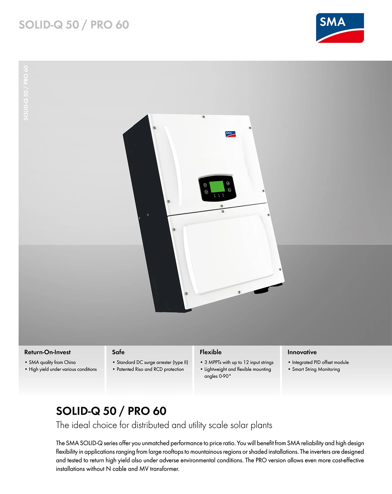 Sma Grid Tie Inverter 10kw 20kw 30kw 40kw 50kw 10kva 20kva 30kva 40kva ...