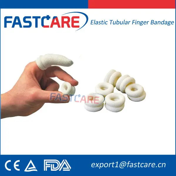Ce Flexible Cotton Elasticated Finger Bandages Finger Care - Buy ...