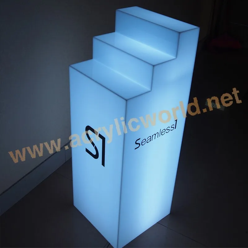 Acrylic light stand/Acrylic LED light Stand/Acrylic LED standee ...