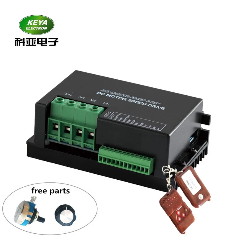 12V-48V DC Motor Speed Controllers - Remote & Reversible